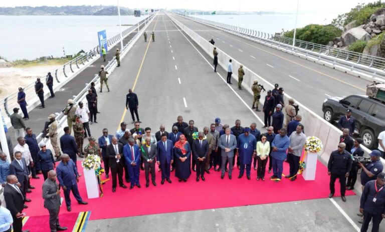 Samia opens longest bridge in East and Central Africa