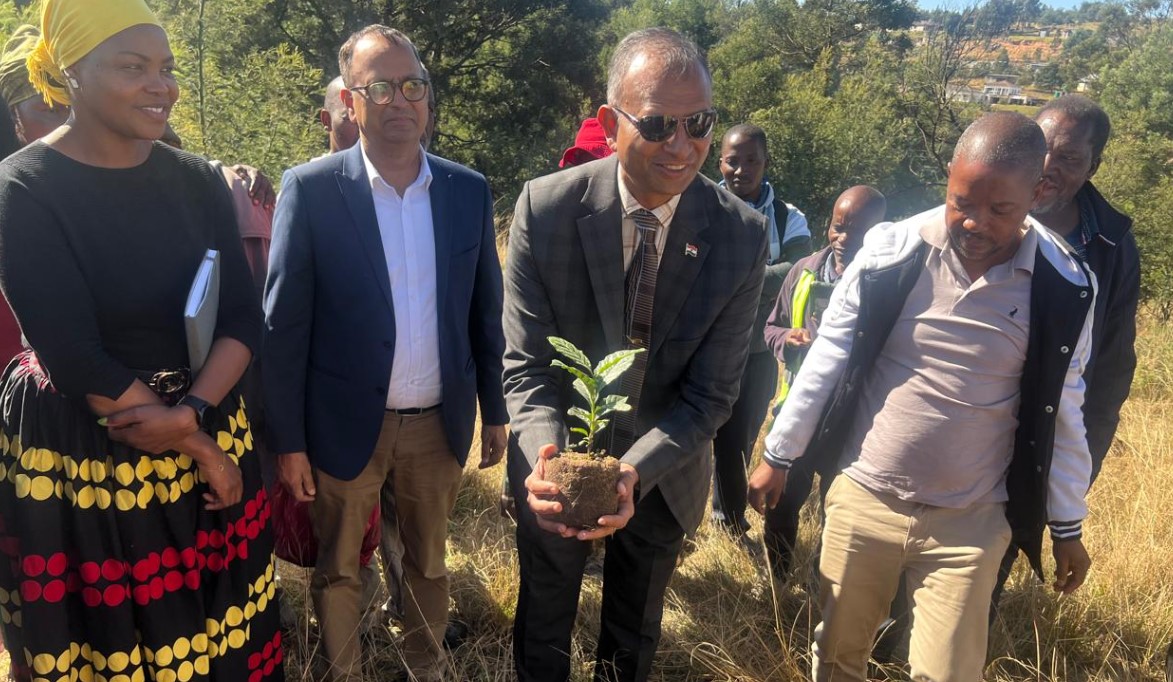 Indian High Commission plants trees at Mpolonjeni