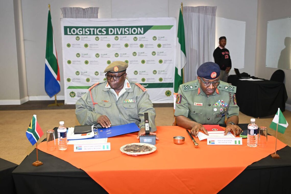 Nigerian Army explores SA defence logistics system