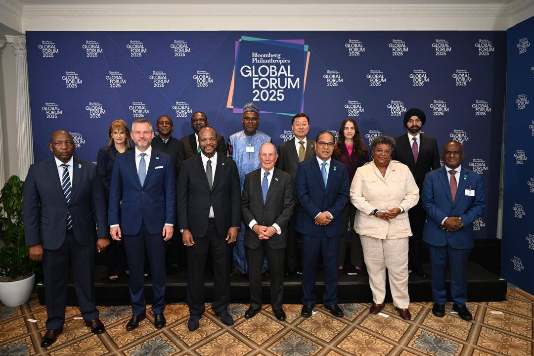 King joins global leaders at Bloomberg forum